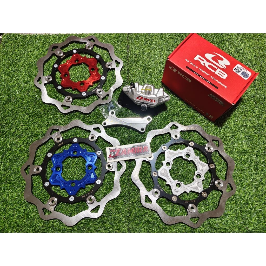 RCB Caliper Set with Bracket & 260mm Big Disc HONDA CLICK V1 V2 V3 V4 ...