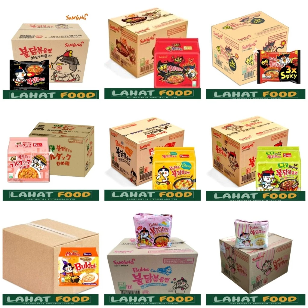 WHOLESALE Samyang Carbonara PER BOX SPICY BULDAK Fire Noodle Ramen ...