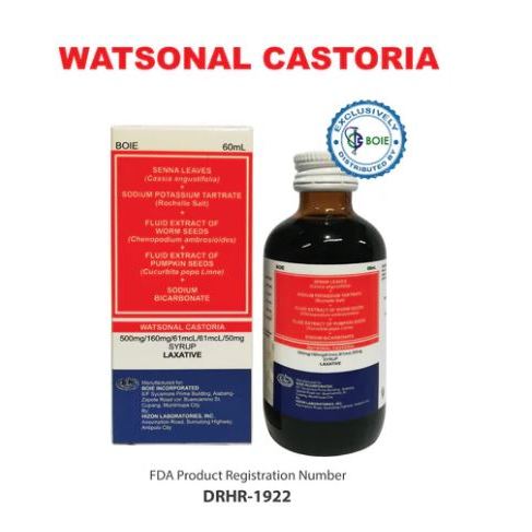 Watsonal Castoria Laxative Syrup 30ml/60ml | Shopee Philippines