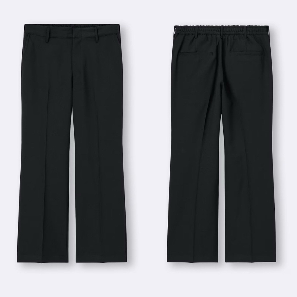GU (by Uniqlo) flare slacks (M) | Shopee Philippines
