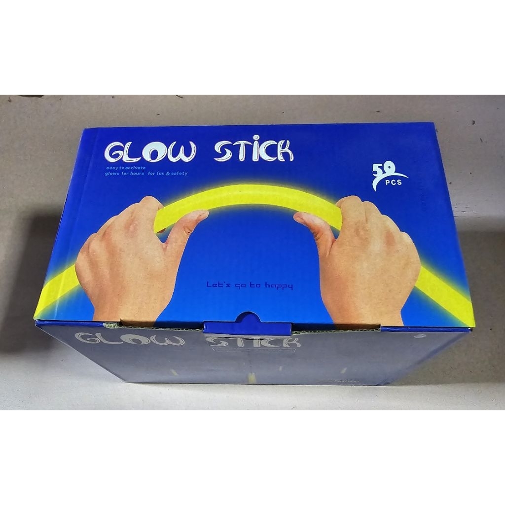 50pcs per Box Glow Sticks Flourescent Sticks | Shopee Philippines