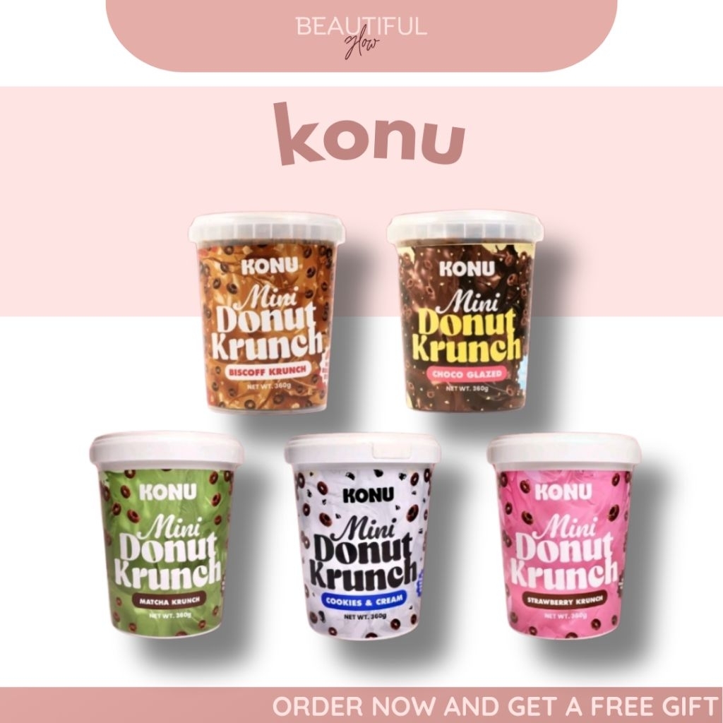 Konu Mini Krunch Mini Donut Series Extra Big 360g | Shopee Philippines