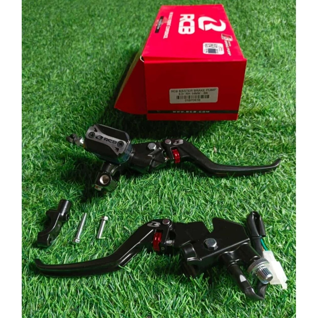 RCB E2+ E3+ E4+MASTER PUMP LEVER SET/ LEFT CABLE TYPE SNIPER AEROX V1 ...