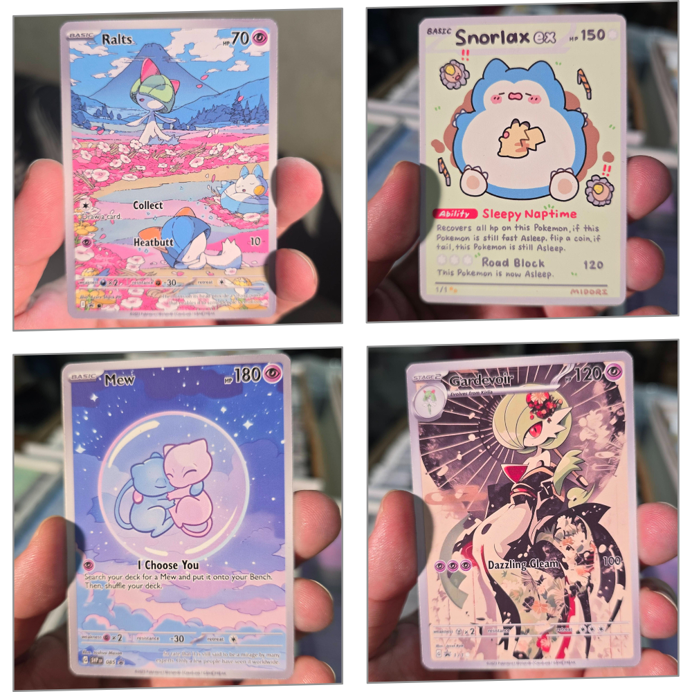 Custom Pokémon Full Art Proxy DIY Cards – Collectible TCG for Casual ...