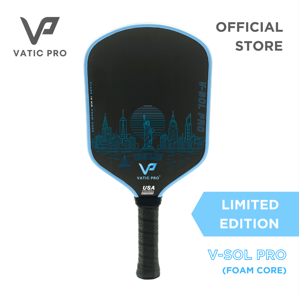 Vatic Pro V-SOL PRO Flash [LIMITED EDITION] Foam Core Pickleball Paddle ...