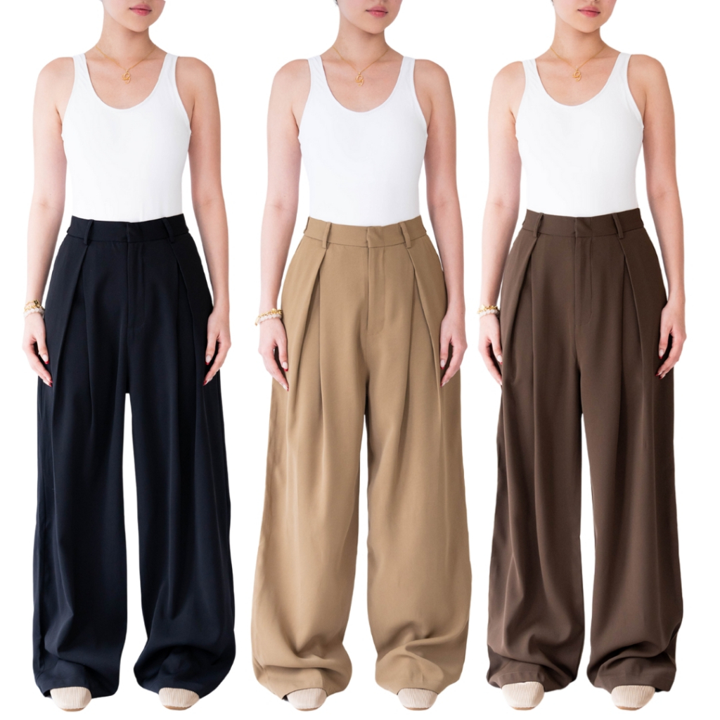 Roxy & Co. Emma Adjustable Trousers – The Classic Tones (High Waist ...