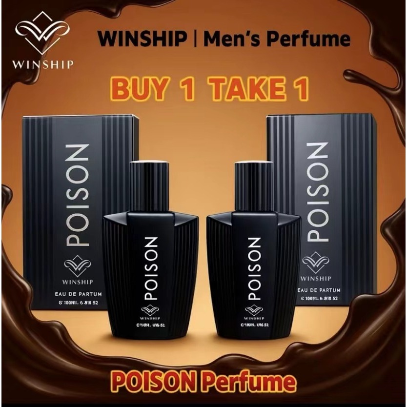 Buy 1 Take 1: Men’s Poison & Brave Man Eau De Parfum Set (100ML Each ...