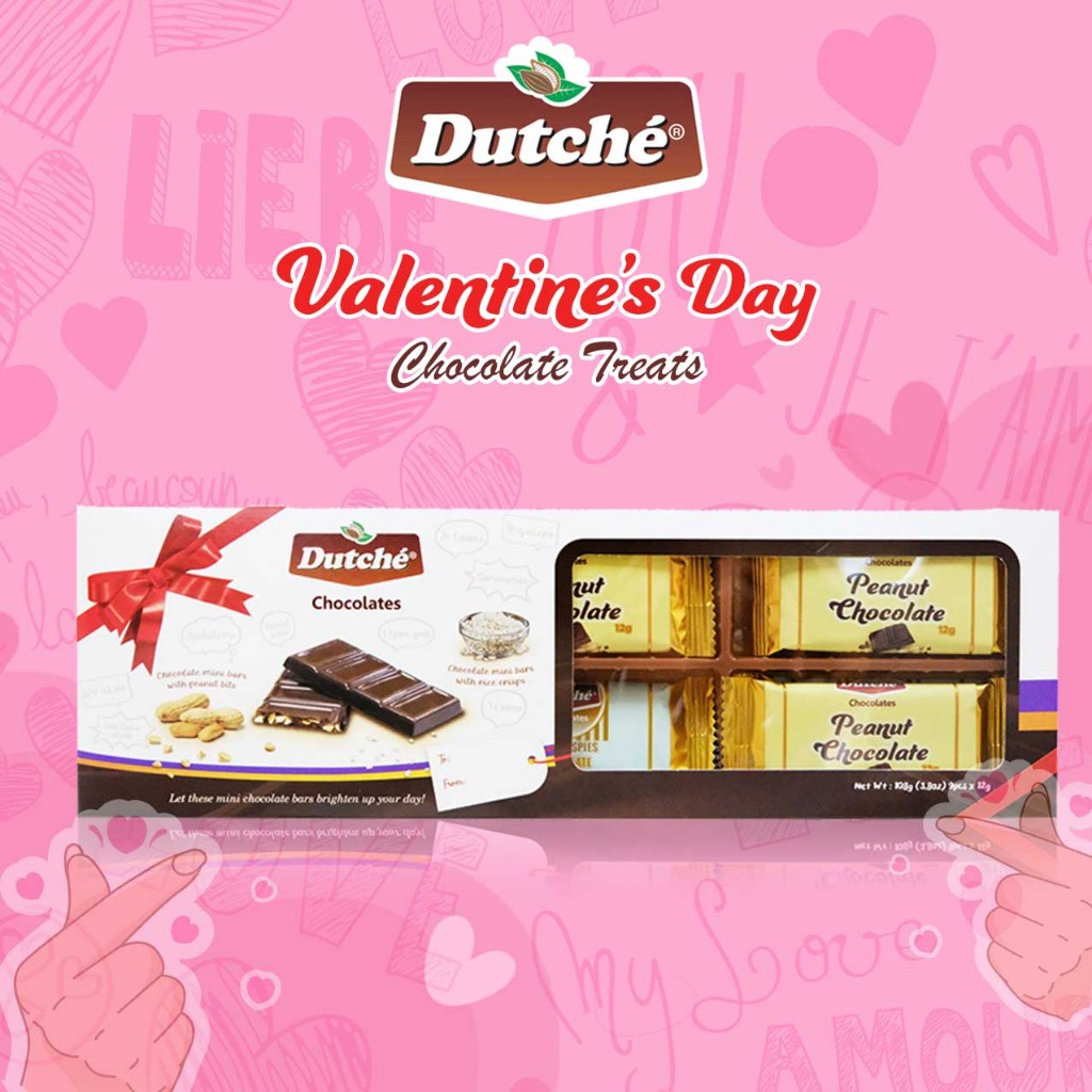 DUTCHE CHOCOLATE MINI BARS WITH PEANUT BITS & RICE CRISPS 9PCS X 12G ...