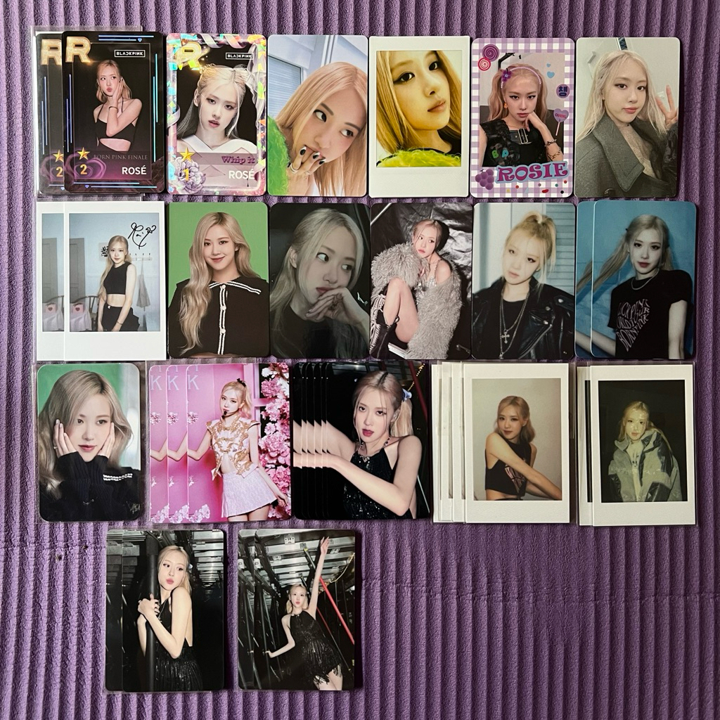 Rose Photocard Set Blackpink Official | Rosé Rosie | Shopee Philippines