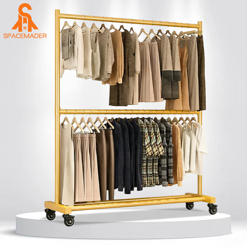 SPACEMADER Clothes Rack Metal Sampayan Heavy Duty Clothes Drying Rack ...