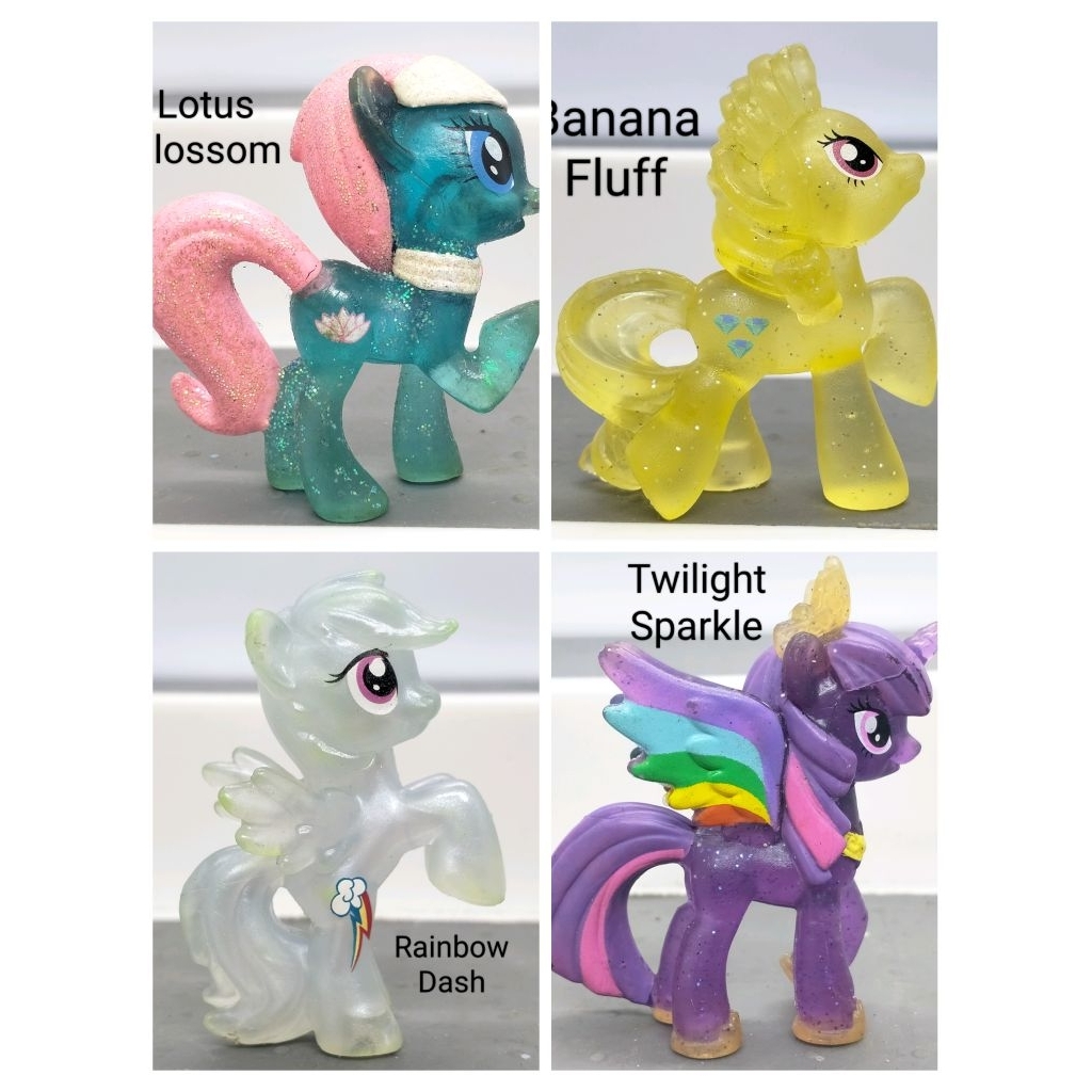 My Little Pony Mini Sizes Translucent and Cutie Mark Crew Collectible ...