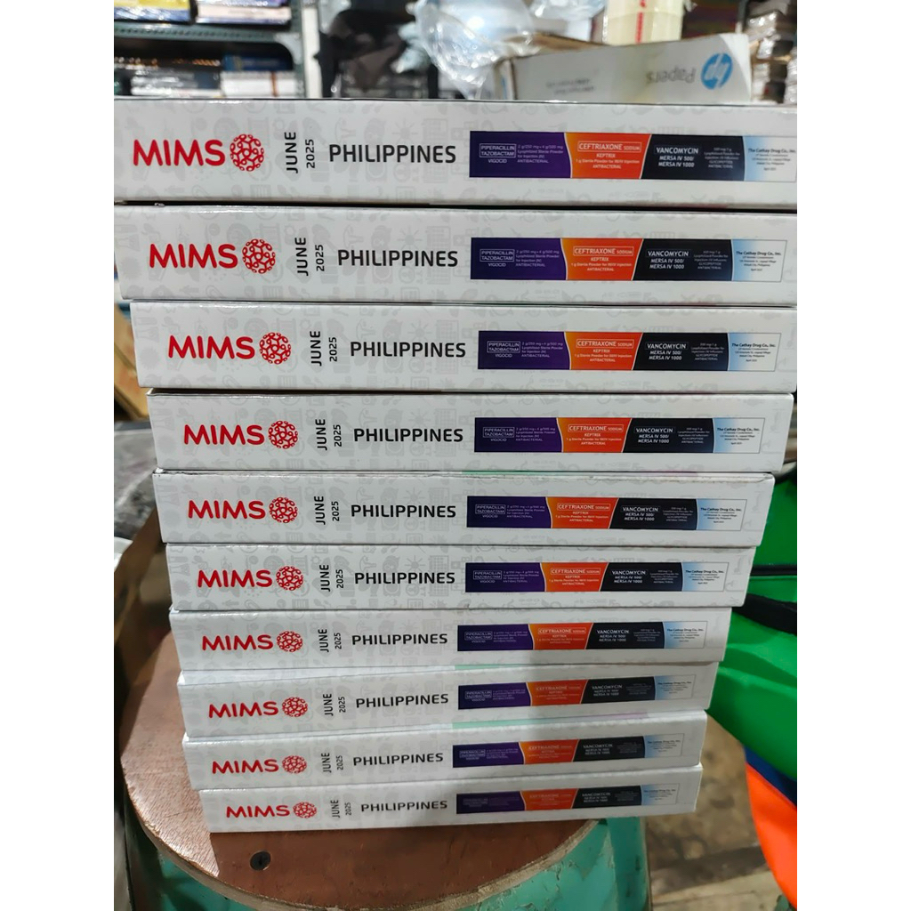 MIMS 2025 DRUG REFERENCE ISSUE 1 JUNE ORIGINAL COLORED | Shopee Philippines