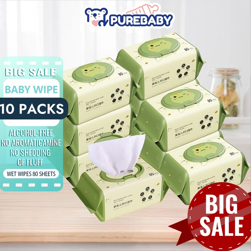 3/5/10pack Wipes for Baby 100pcs Per Pack Organic Baby Wipes (Non ...