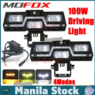 MOFOX L3 Laser Gun 4Modes 100W Mini Driving Light Hi/Lo Auxiliary Light ...