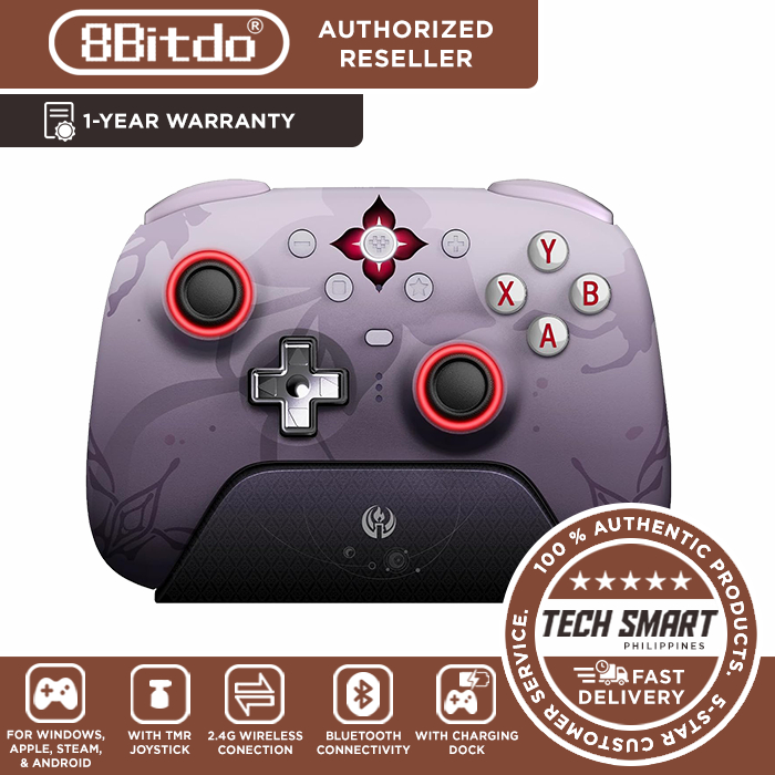 8BitDo Ultimate 2 Wireless Controller for Windows, Apple, Steam ...