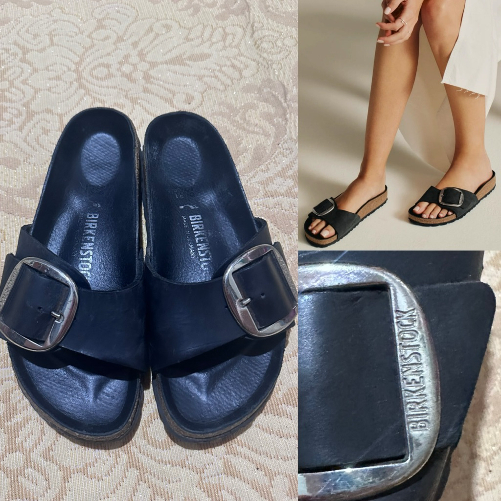 AUTH BIRKS MADRID BIG BUCKLE EU 39 or 24.5-25cm | Shopee Philippines