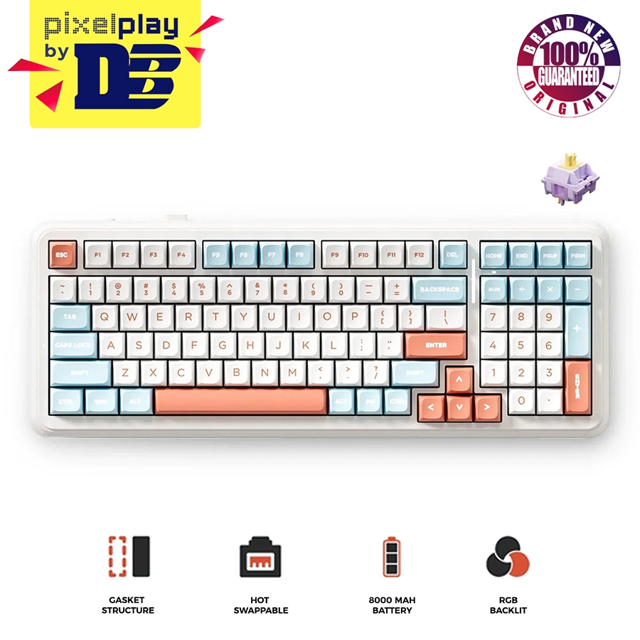 MCHOSE K99 V2 RGB Tri-Mode Hot-Swappable Mechanical Keyboard (Horizon ...