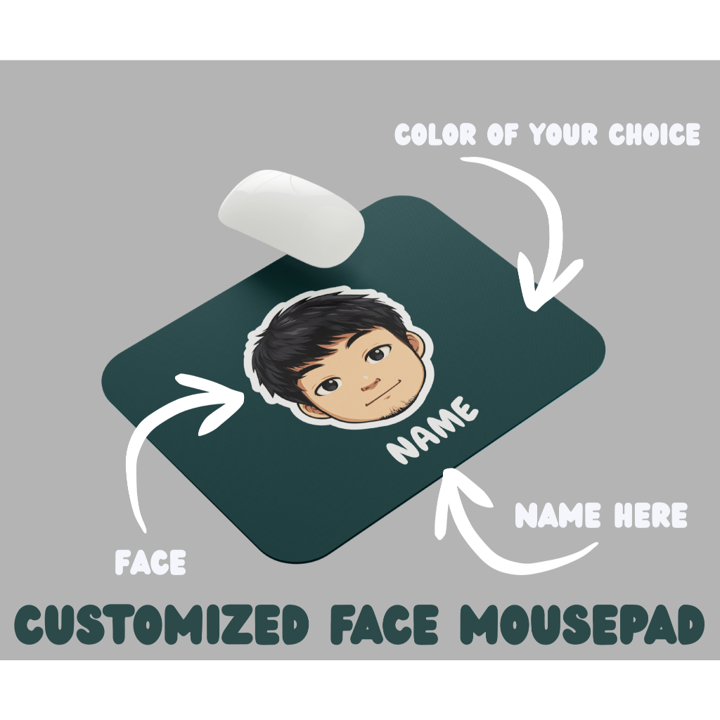 Customized Face and Name Mousepad | Shopee Philippines
