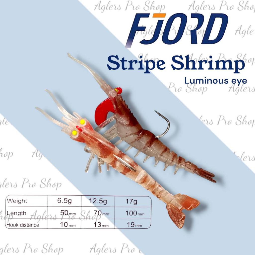 Fjord STRIPE SHRIMP Luminous Eye - Good Quality Lures | Shopee Philippines