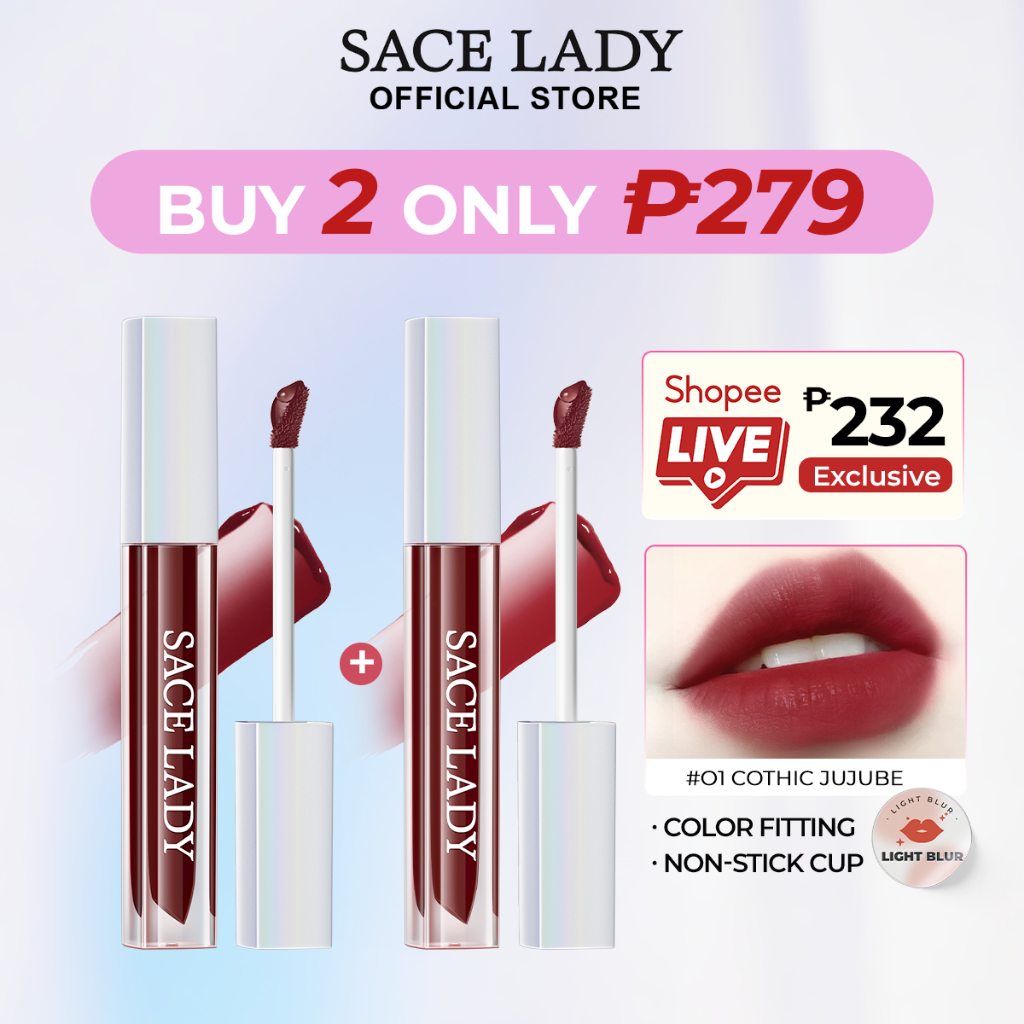 SACE LADY Blurred Lip Tint Long Lasting Waterproof Non-sticky High ...
