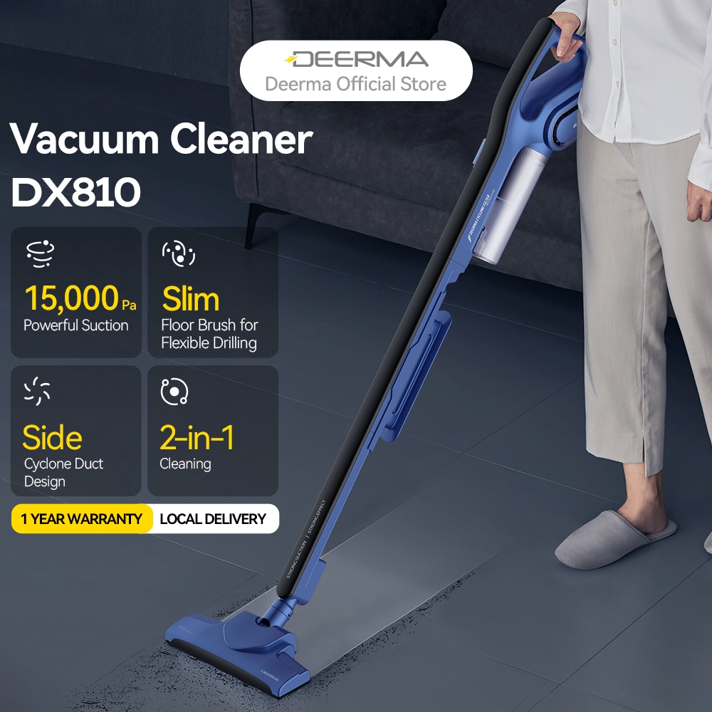 Deerma DX810 Handheld Vacuum Cleaner with HEPA Filter 15000 Pa Strong ...