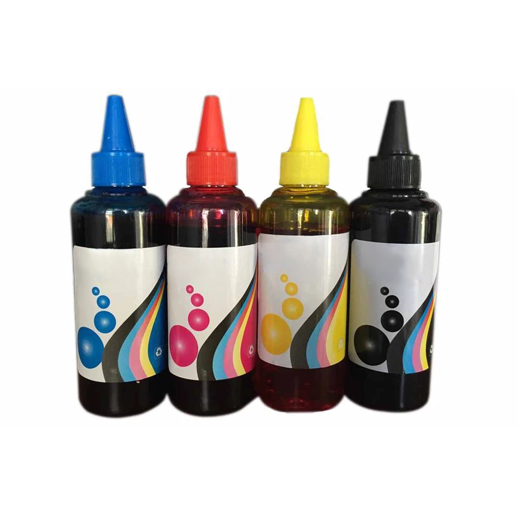 100 ML Ink Four Color Combination Set Red/Yellow/Black/Blue Printing ...