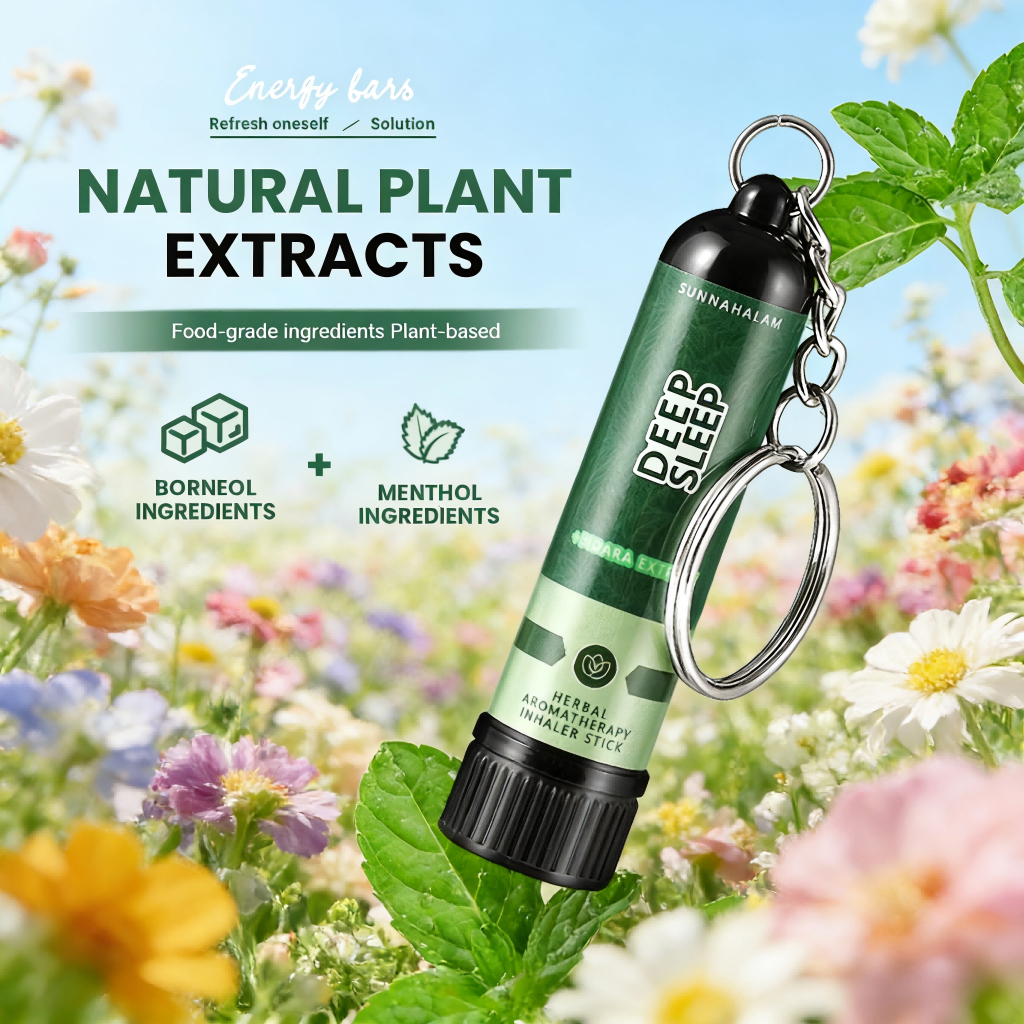 QCHZOC Cool Nasal Inhaler – Refreshing Energy Stick, Anti-Sleep ...