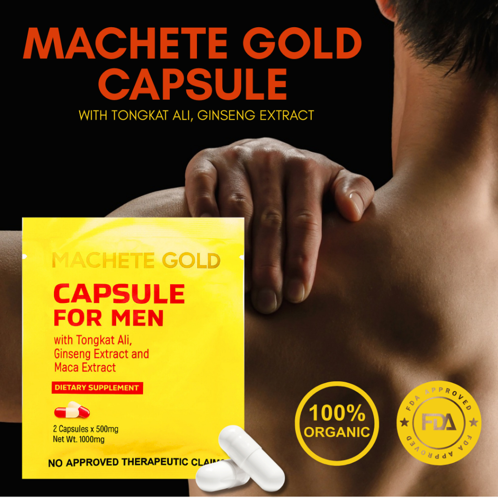 Machete Gold Capsule | Herbal Supplement Capsules with Natural ...