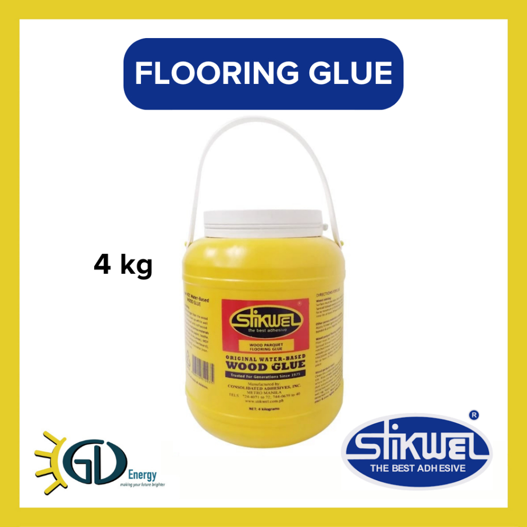 Stikwel Wood Glue / Flooring Glue Gallon Size 4 Kg Kilo / Adhesive ...