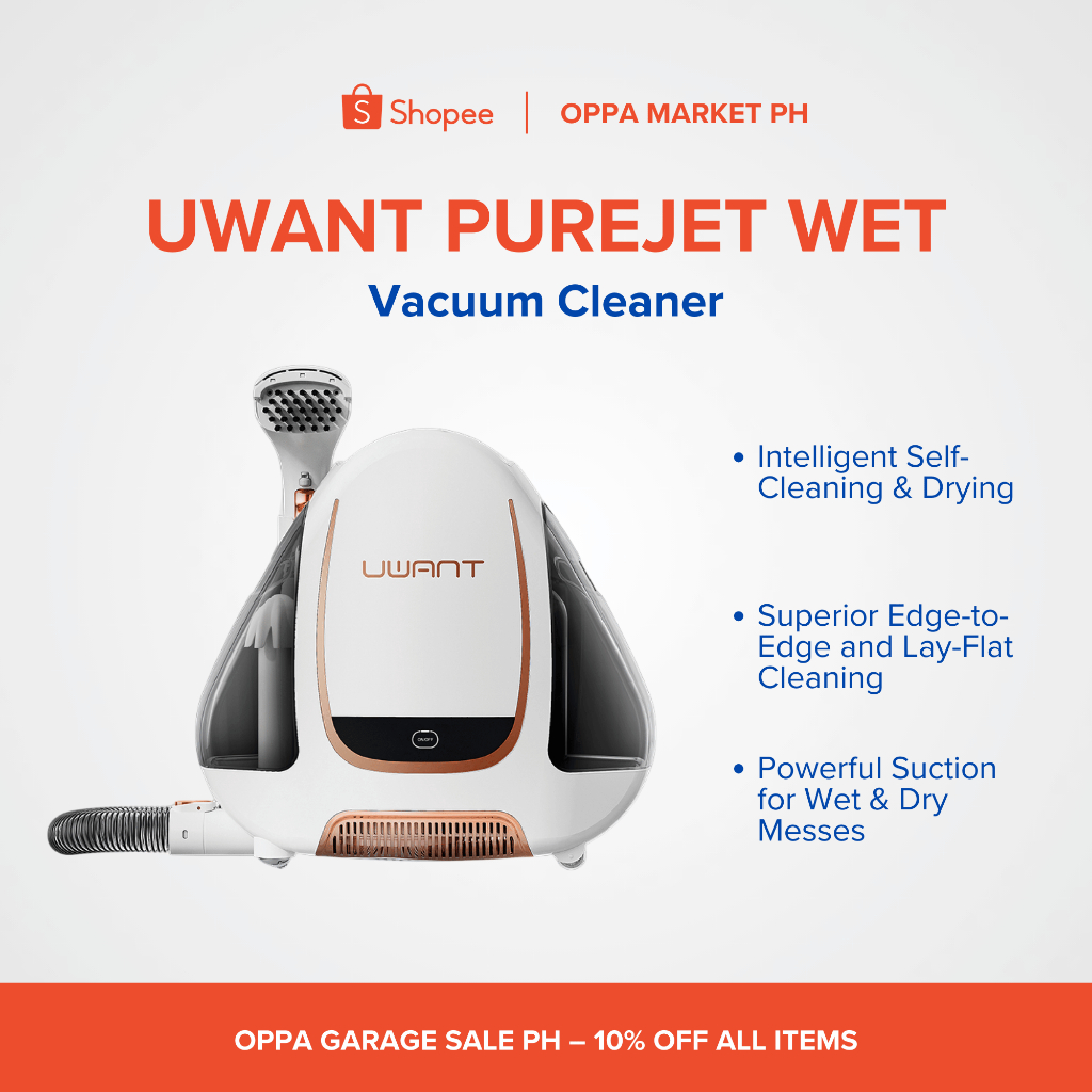 Uwant Purejet Wet Vacuum Cleaner with Intelligent Self-Cleaning ...