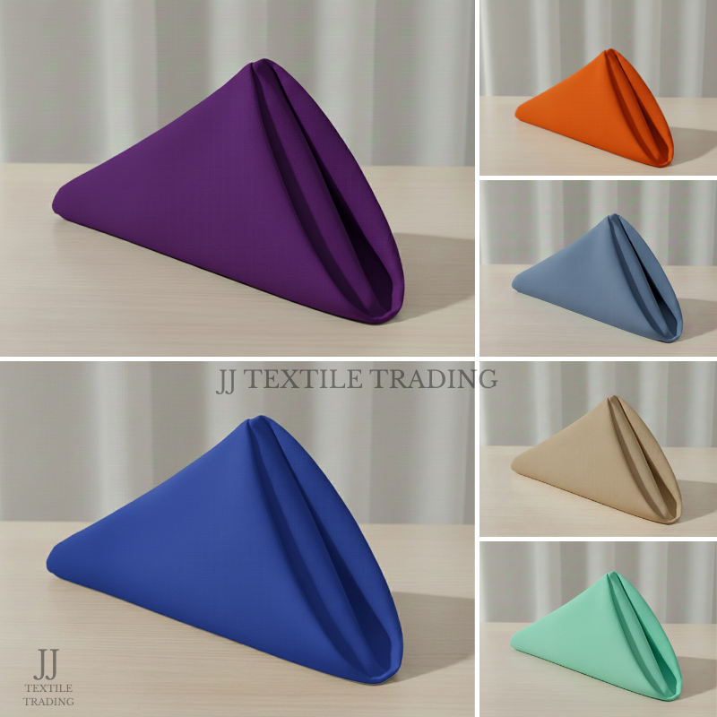 Table Napkin 17x17 Dinner Cloth Solid Color Square Table Napkin Wedding ...