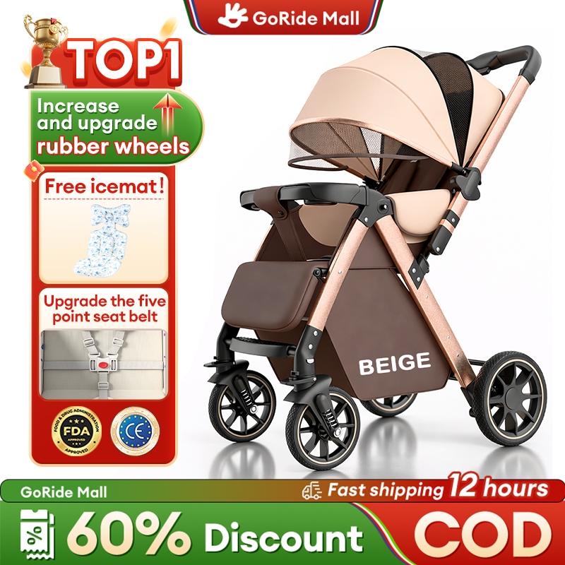 Stroller for baby stroller for toddler Foldable Two-Way Reversible ...