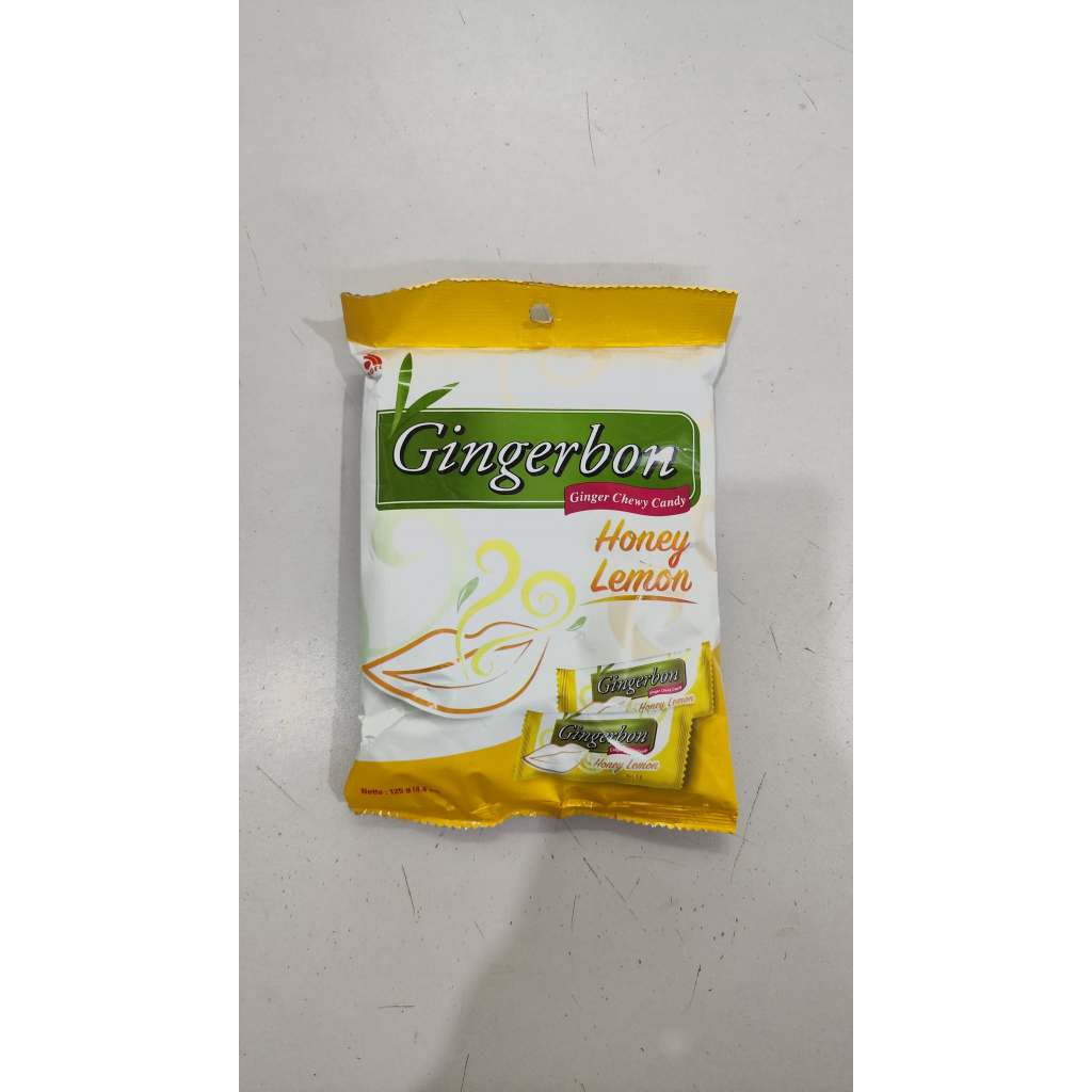 GINGERBON HONEY LEMON EXTRA CHEWY CANDY ALL NATURAL 125 GRAMS | Shopee ...