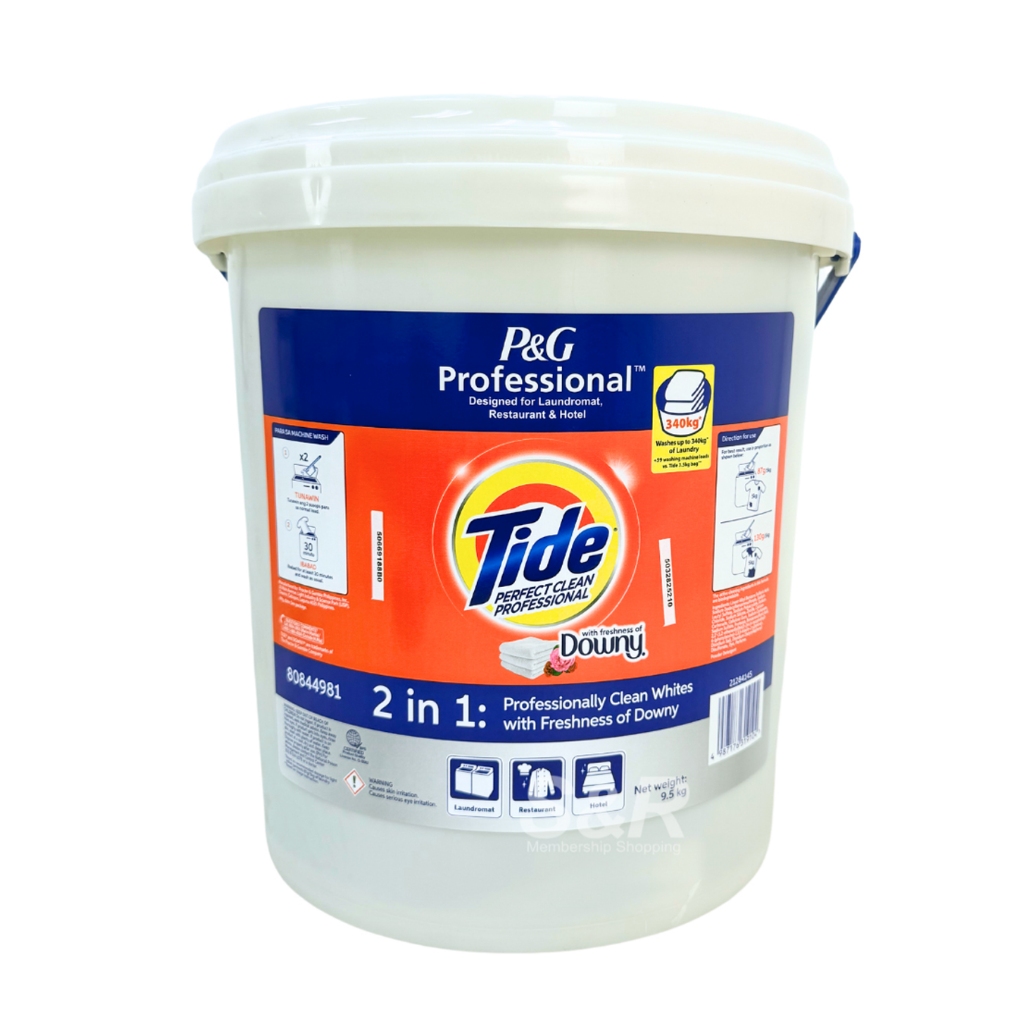 Tide Professional Laundry Detergent Powder with Downy Bucket 9.05kg ...