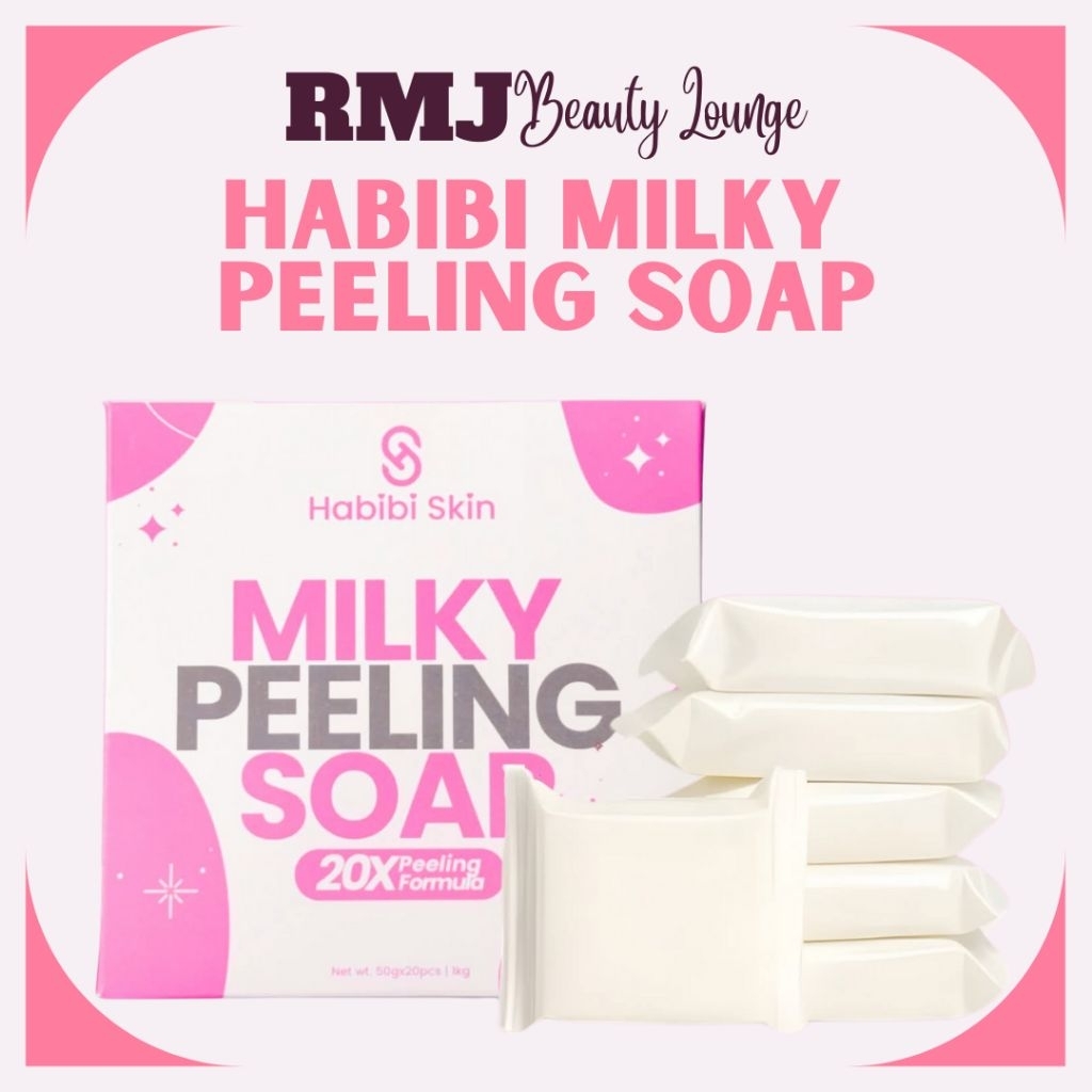 HABIBI SKIN ESSENTIALS Milky Peeling Soap 50g Milky Scent 20x Peeling ...