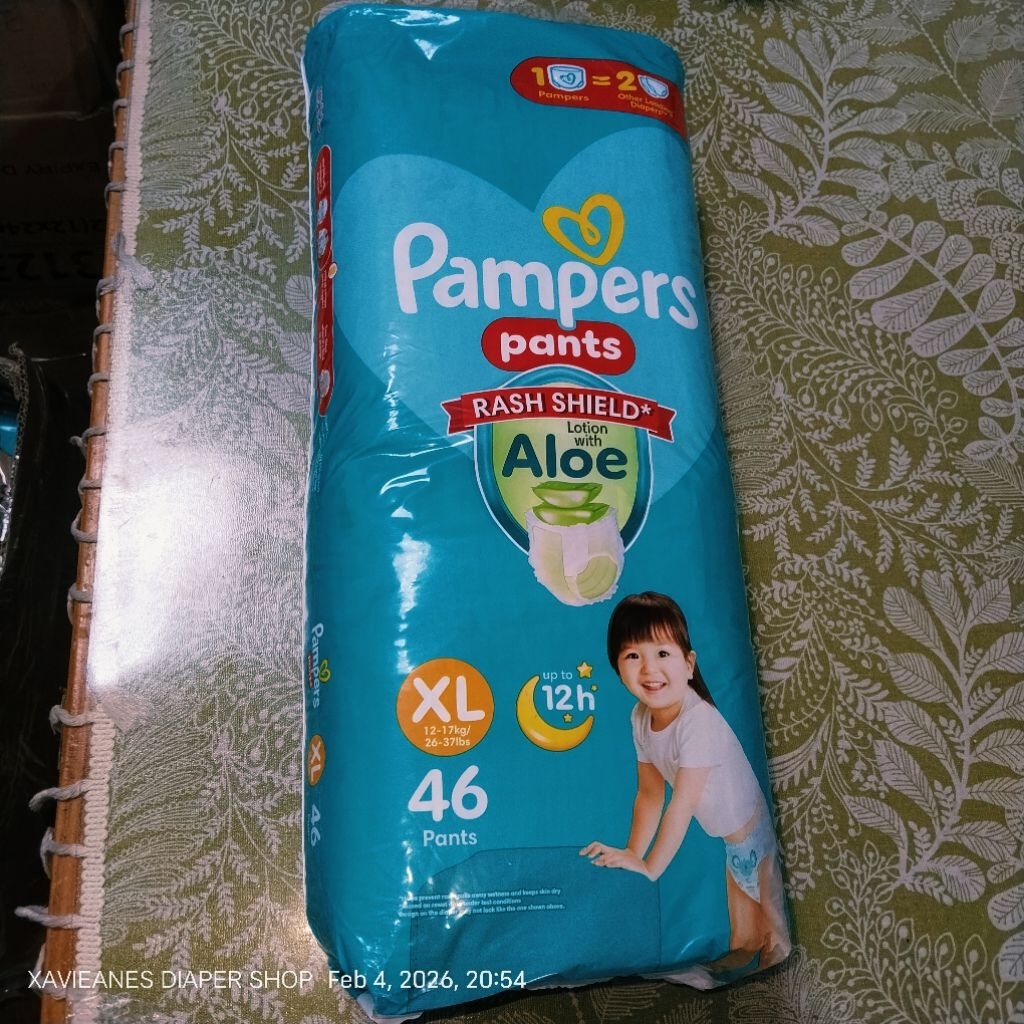 PAMPERS XL PANTS RASH SHIELD (26 PCS/46 PCS) | Shopee Philippines