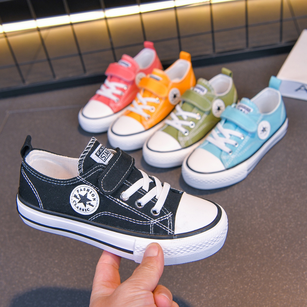 Future seeds Kid shoes black rubber shoes for kids boy skate canvas ...