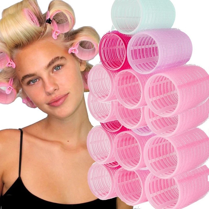 Self grip hair roller Hair Dressing Curlers Hair Rollers Self- adhesive ...
