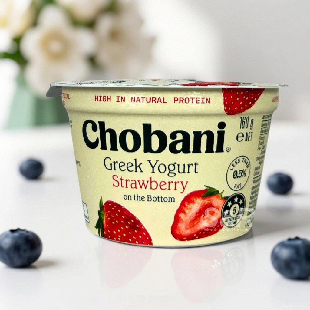 Chobani Strawberry Greek Yogurt 160g | Shopee Philippines