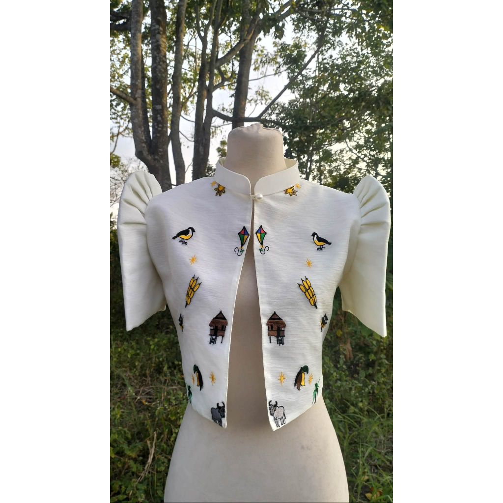 Modern Bolero Filipiniana ICON DESIGNS | Shopee Philippines