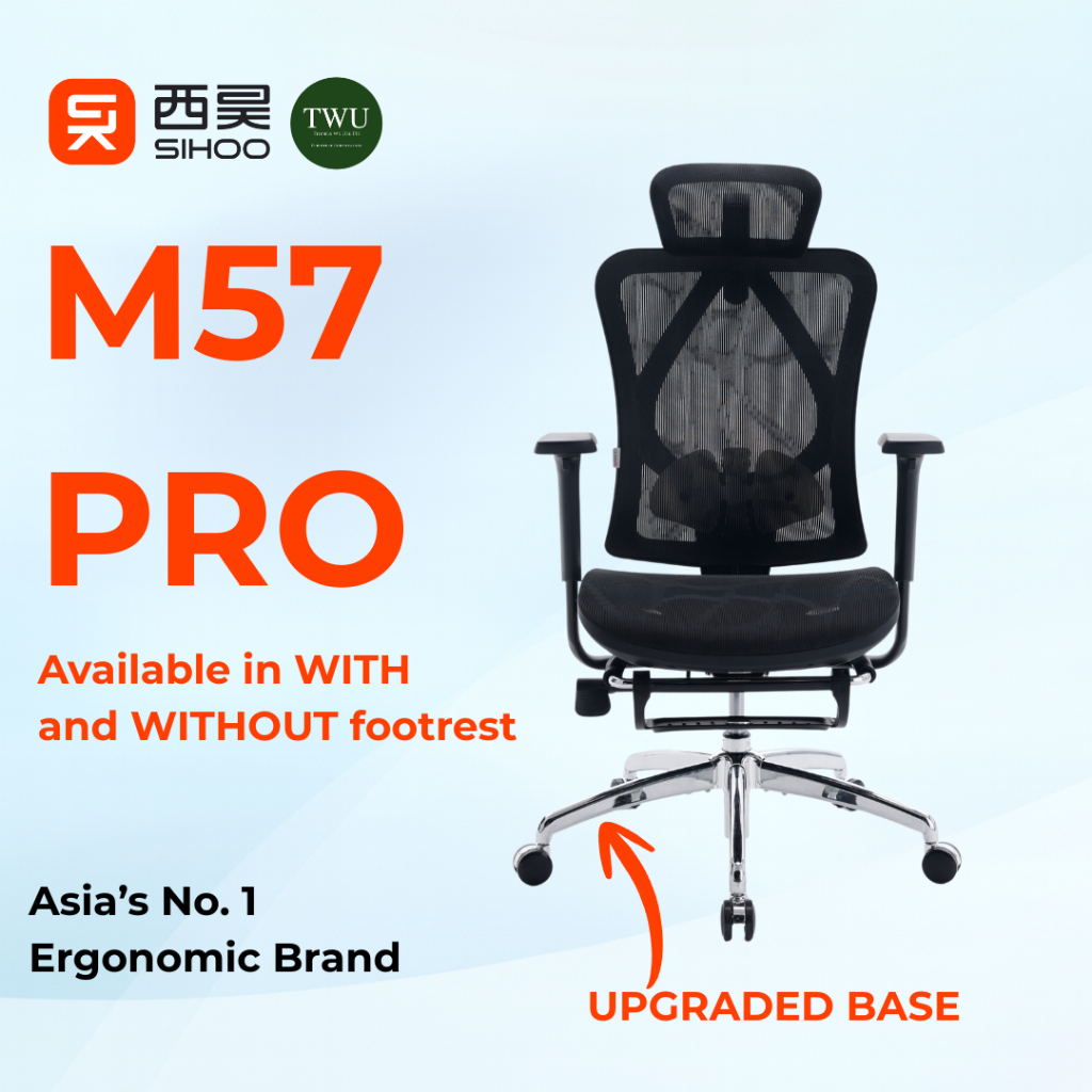 SIHOO M57 PRO Ergonomic Chair with 2-Year Warranty | Office Gaming ...