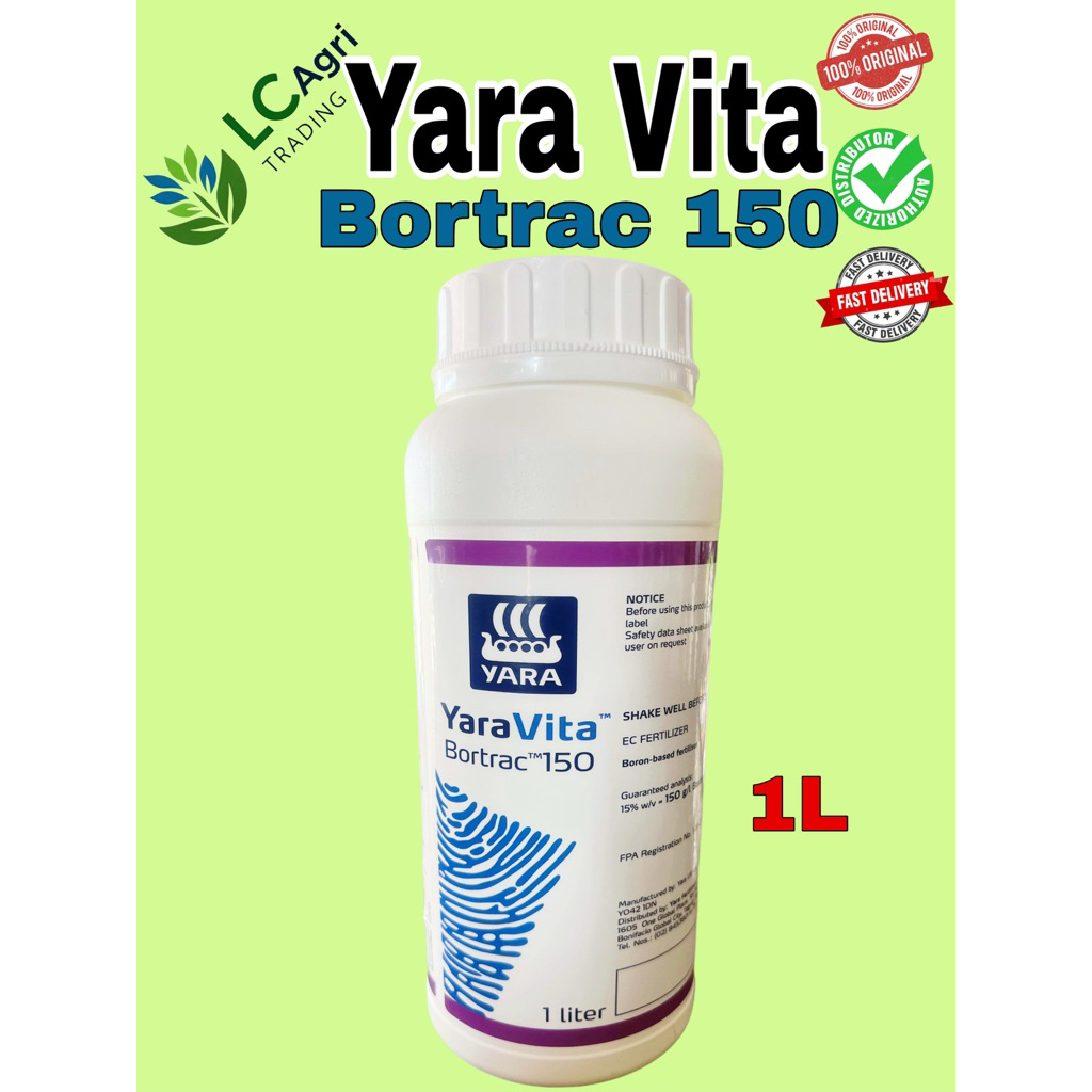 Yara Vita Bortrac 150 Boron Liquid FoliarFertilizer | Shopee Philippines