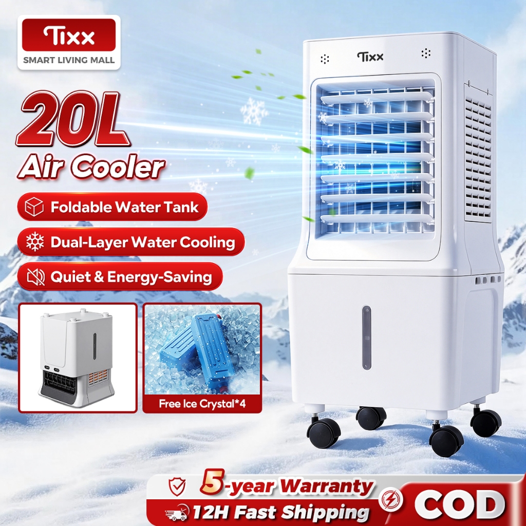 Tixx Portable Aircon Inverter Cooling & Dehumidifier