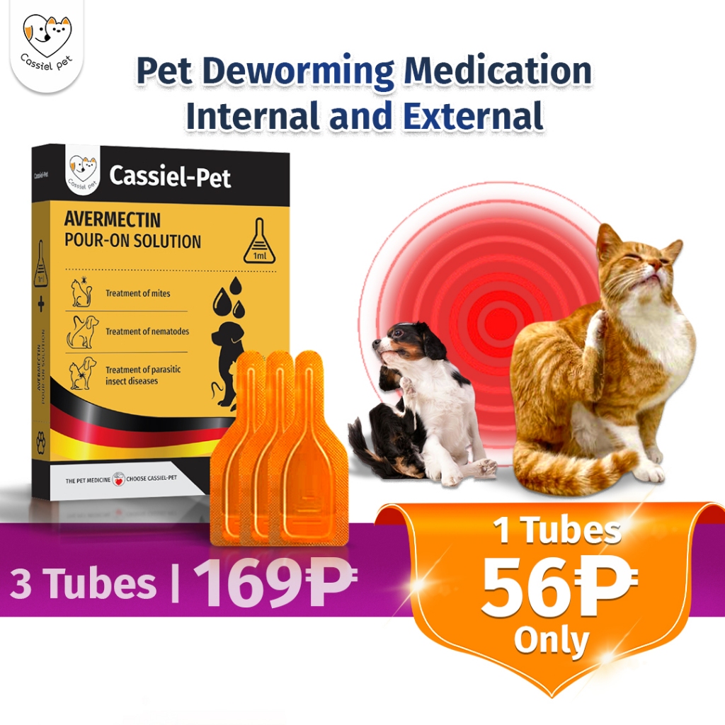 Cassiel Pet Tick and Flea Spot Treatment for Cat & Dog Anti-Flea Anti ...