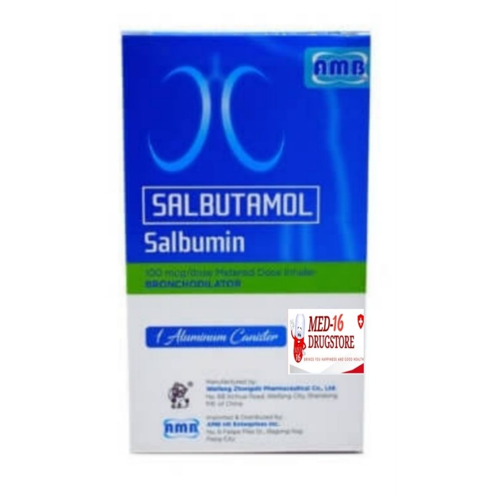 Salbumin inhaler salbutamol inhaler 1pc | Shopee Philippines