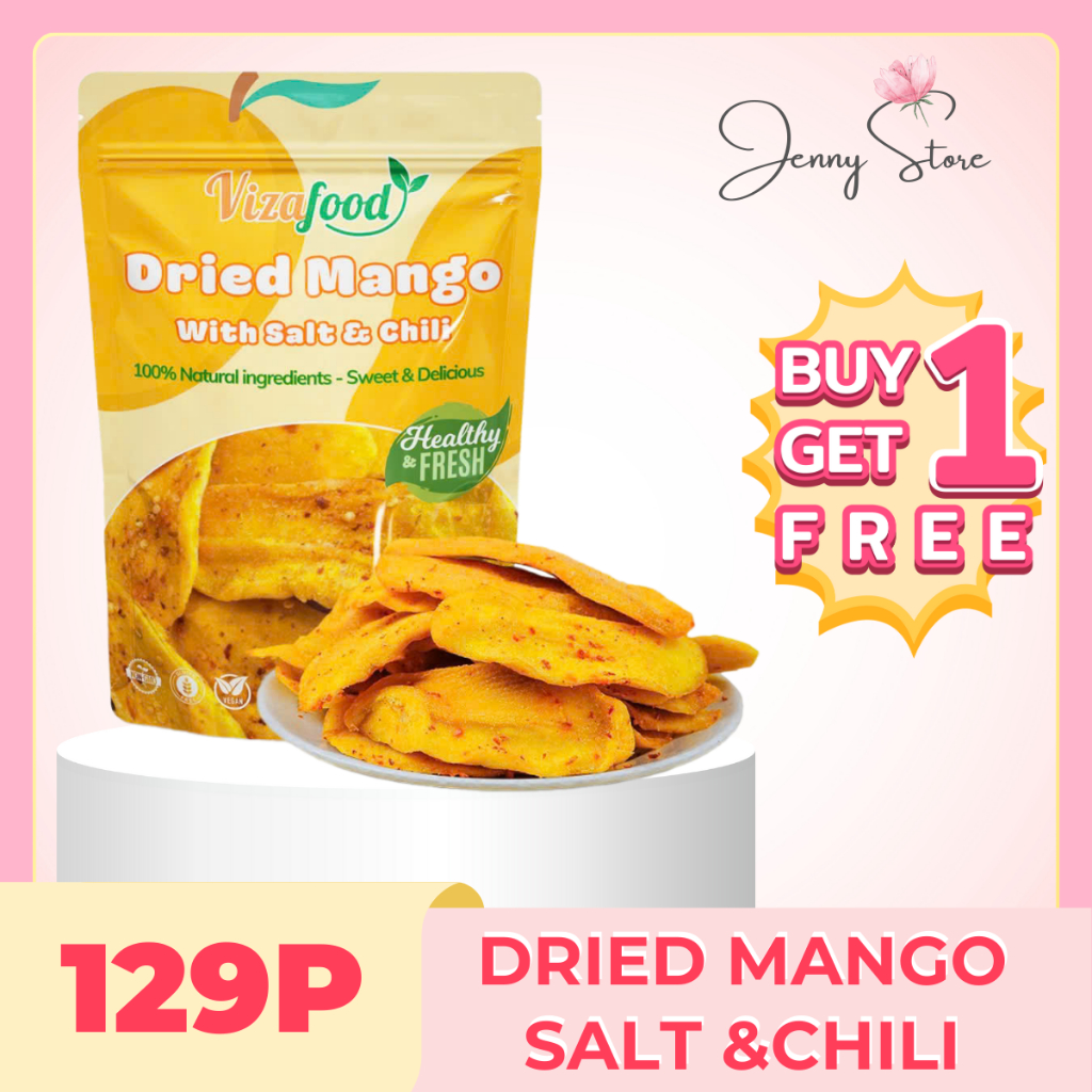 DRIED MANGO WITH SALT AND CHILI of Vinafood Dried Mango Salt Chili ...