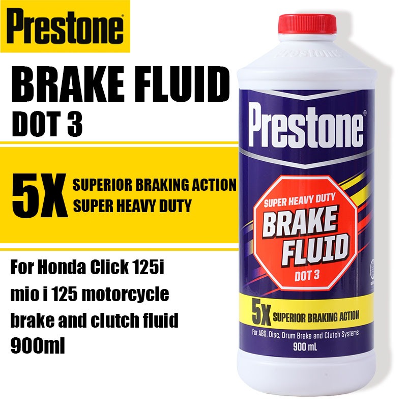 Prestone Dot 3 Brake Fluid Oil 500-900ML Heavy Duty For Car And ...