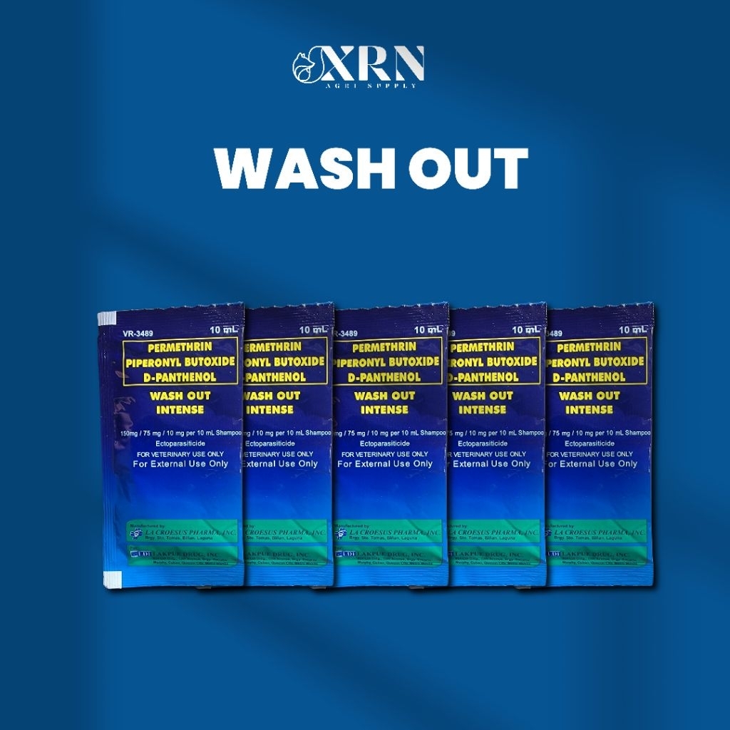 5pcs Wash Out Intense Animal Shampoo 10ml Sachet | Shopee Philippines