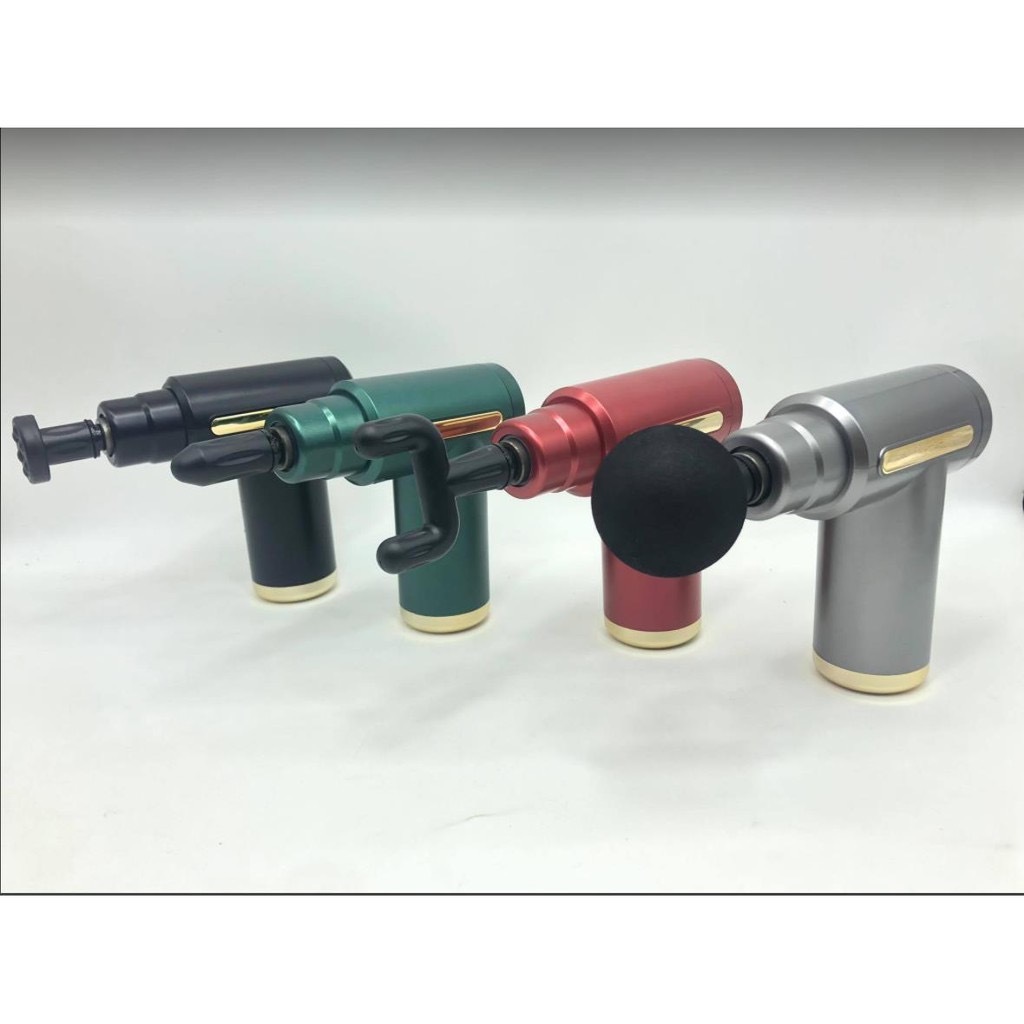 Portable Mini Fascia Gun, Rechargeable, with 4 Interchangeable Massage ...