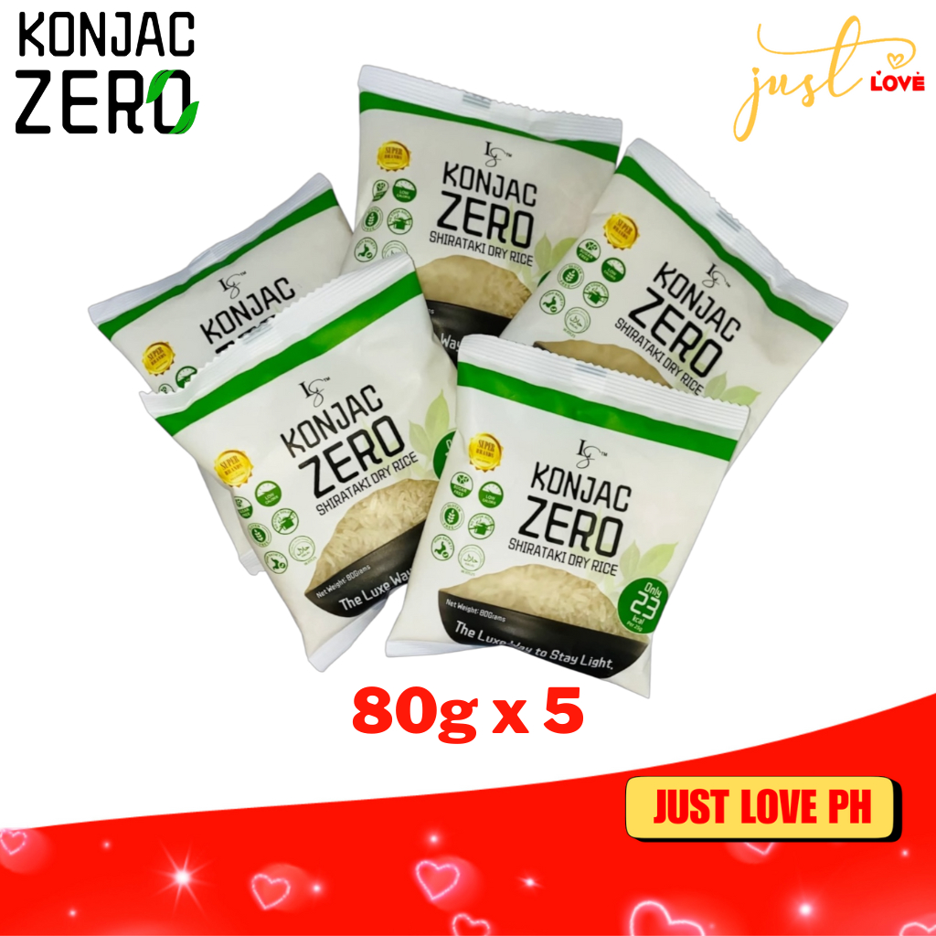 Luxe Slim Konjac Zero Shirataki Dry Rice 80g | Shopee Philippines